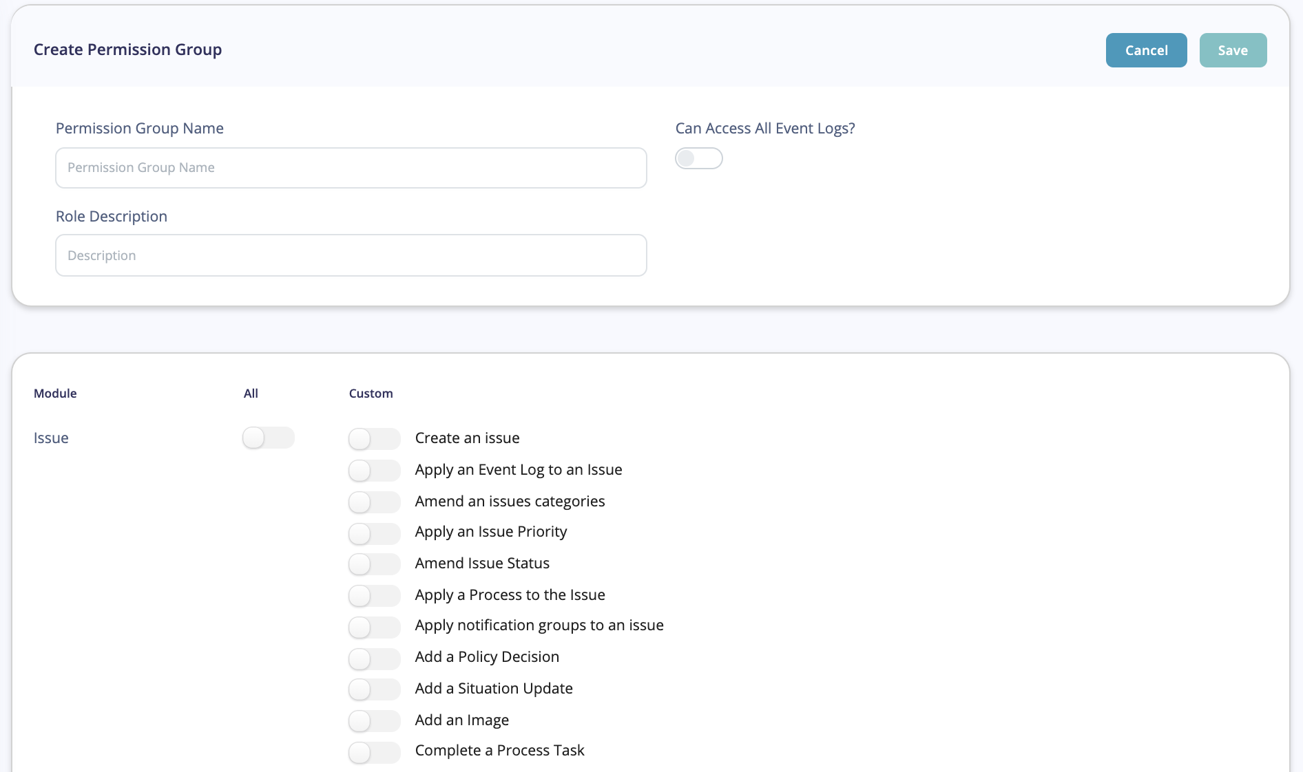 Permission Groups Defined – Raven Controls